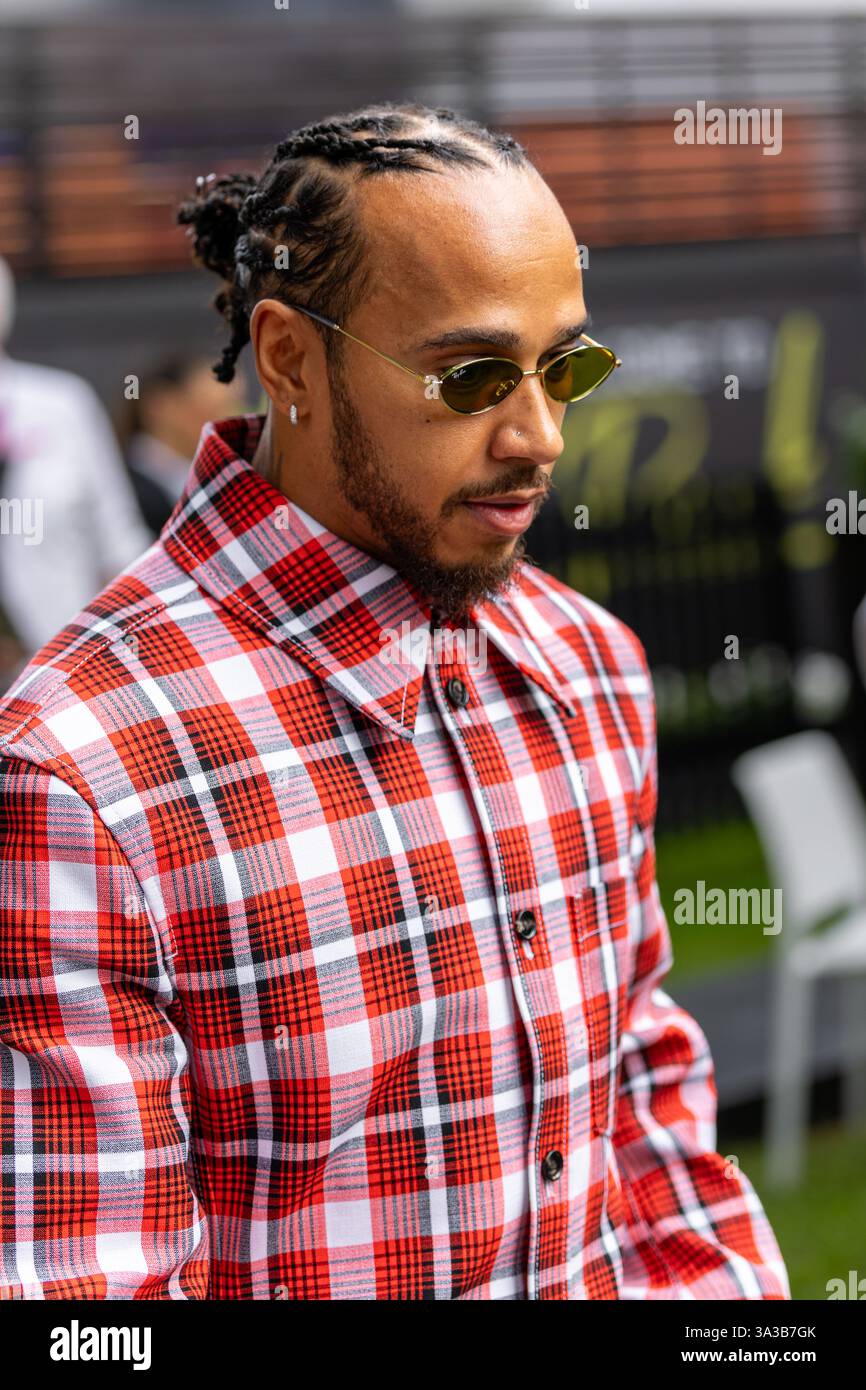 Melbourne, Australia, 15 March, 2025. Lewis Hamilton (GBR) driving for ...