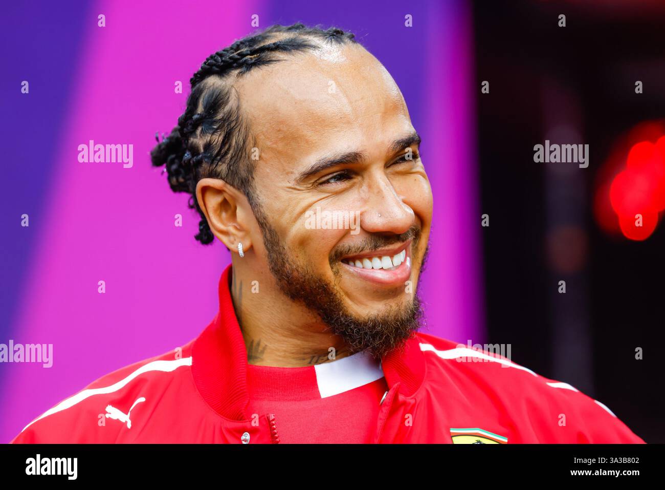 March 15, 2025: MELBOURNE, AUSTRALIA - MARCH 15: Lewis Hamilton of ...
