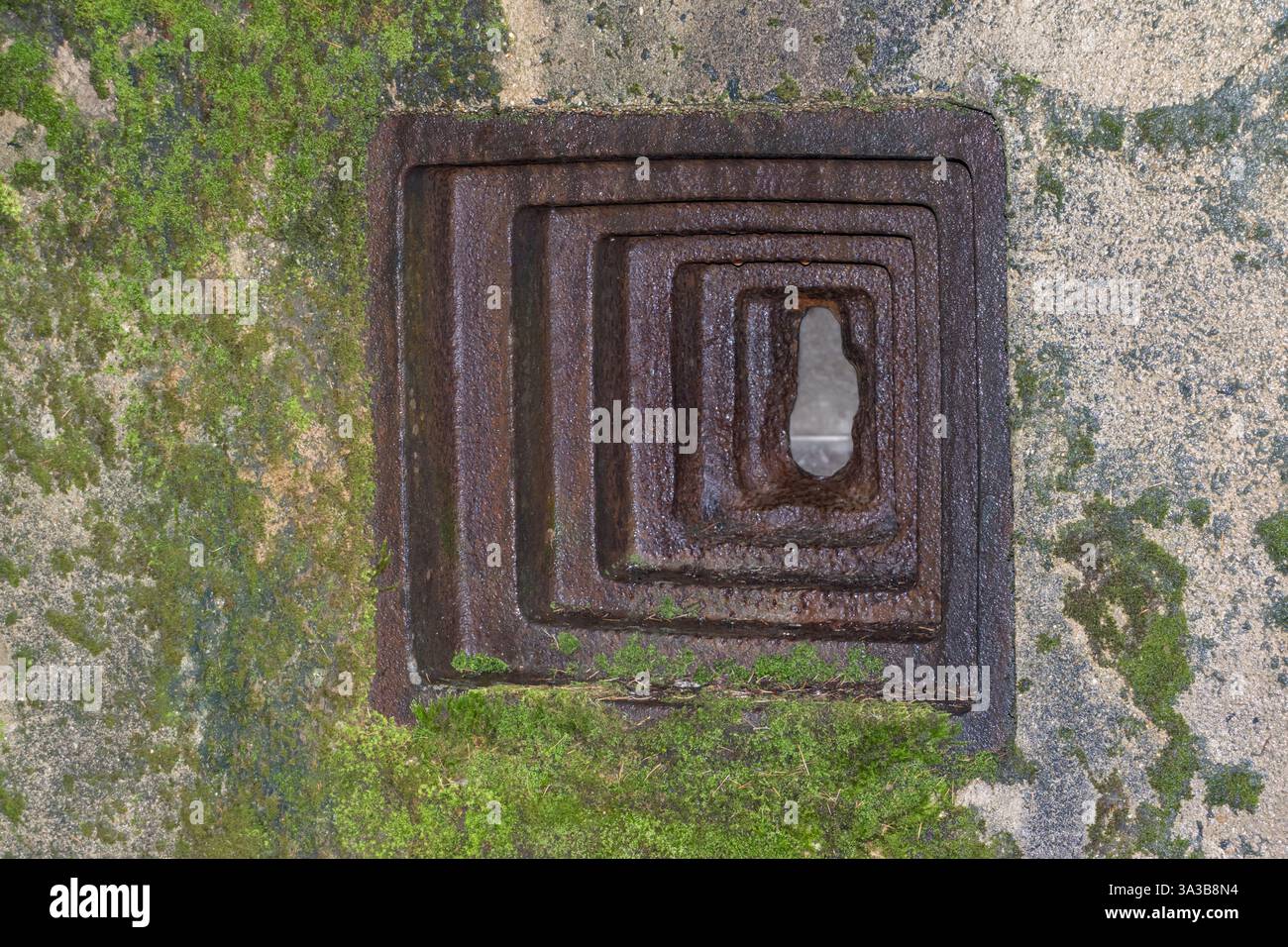 Openings - loophole of a concrete bunker built for border defense ...
