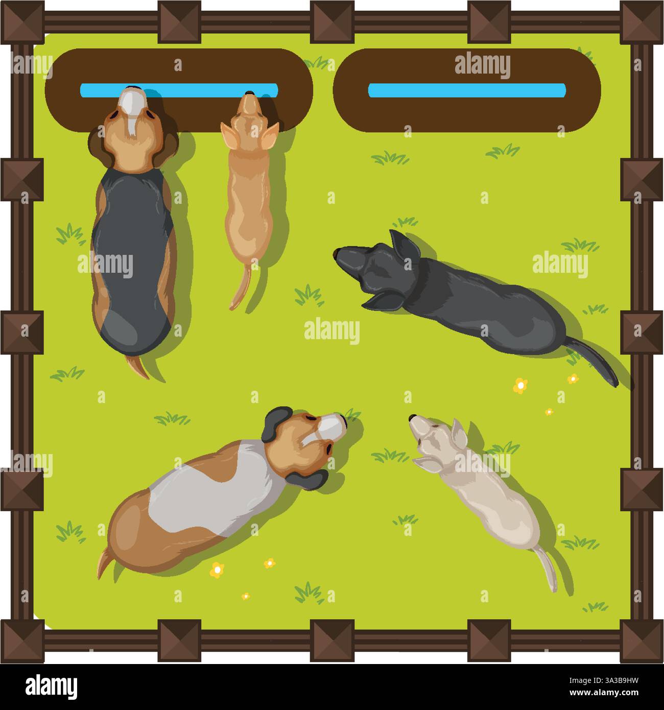 Resting area Stock Vector Images - Alamy