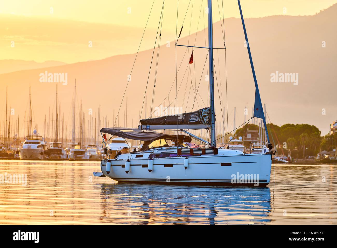 Sailing in Fethiye of southwest of Turkey Stock Photo - Alamy
