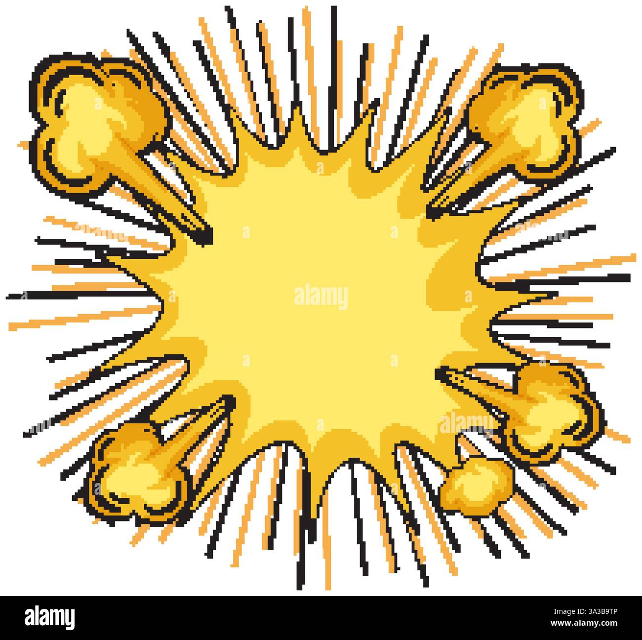 Burst of vibrant lines Cut Out Stock Images & Pictures - Alamy