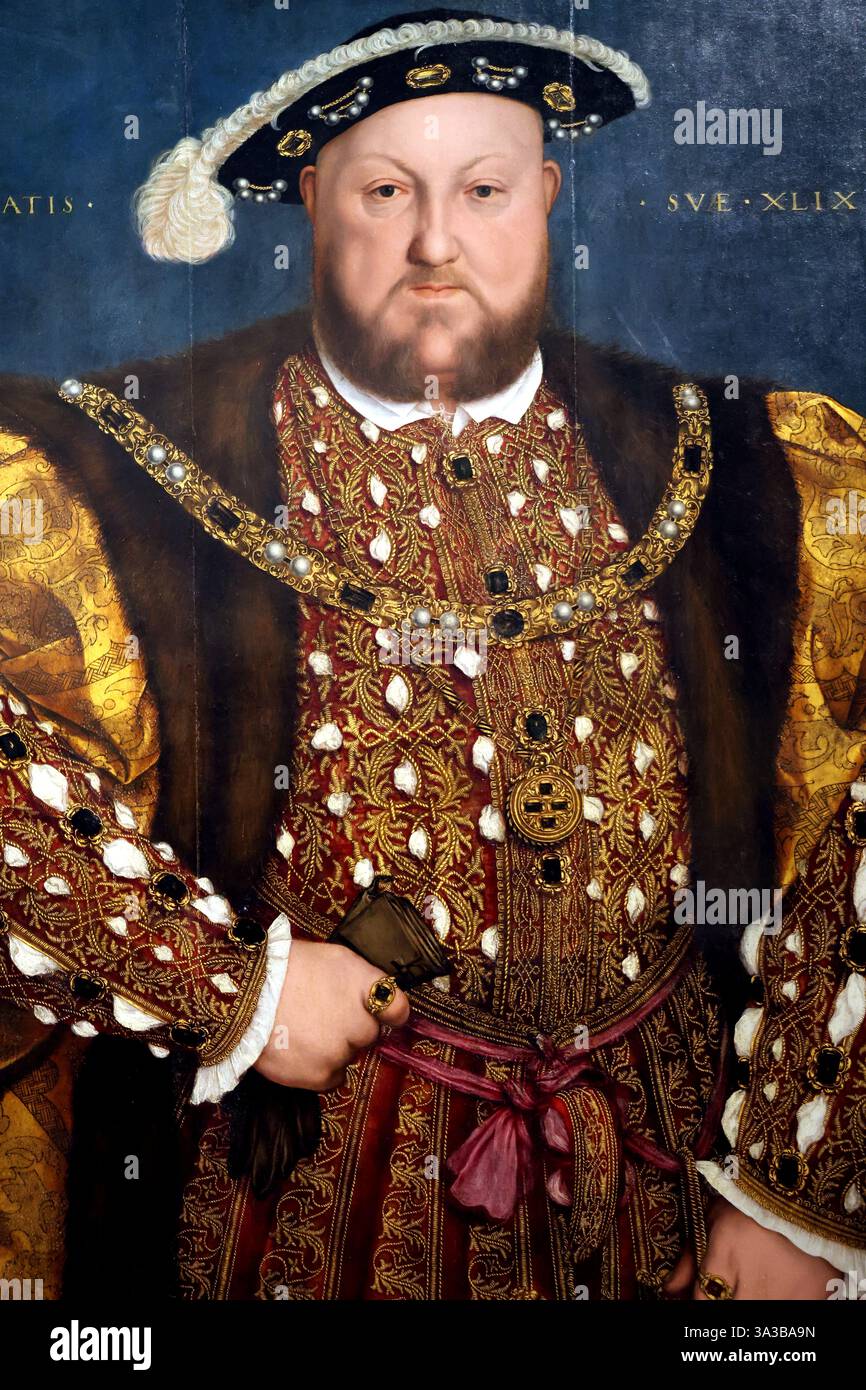 Portrait of Henry VIII by Hans Holbein hanging in Palazzo Barberini in ...