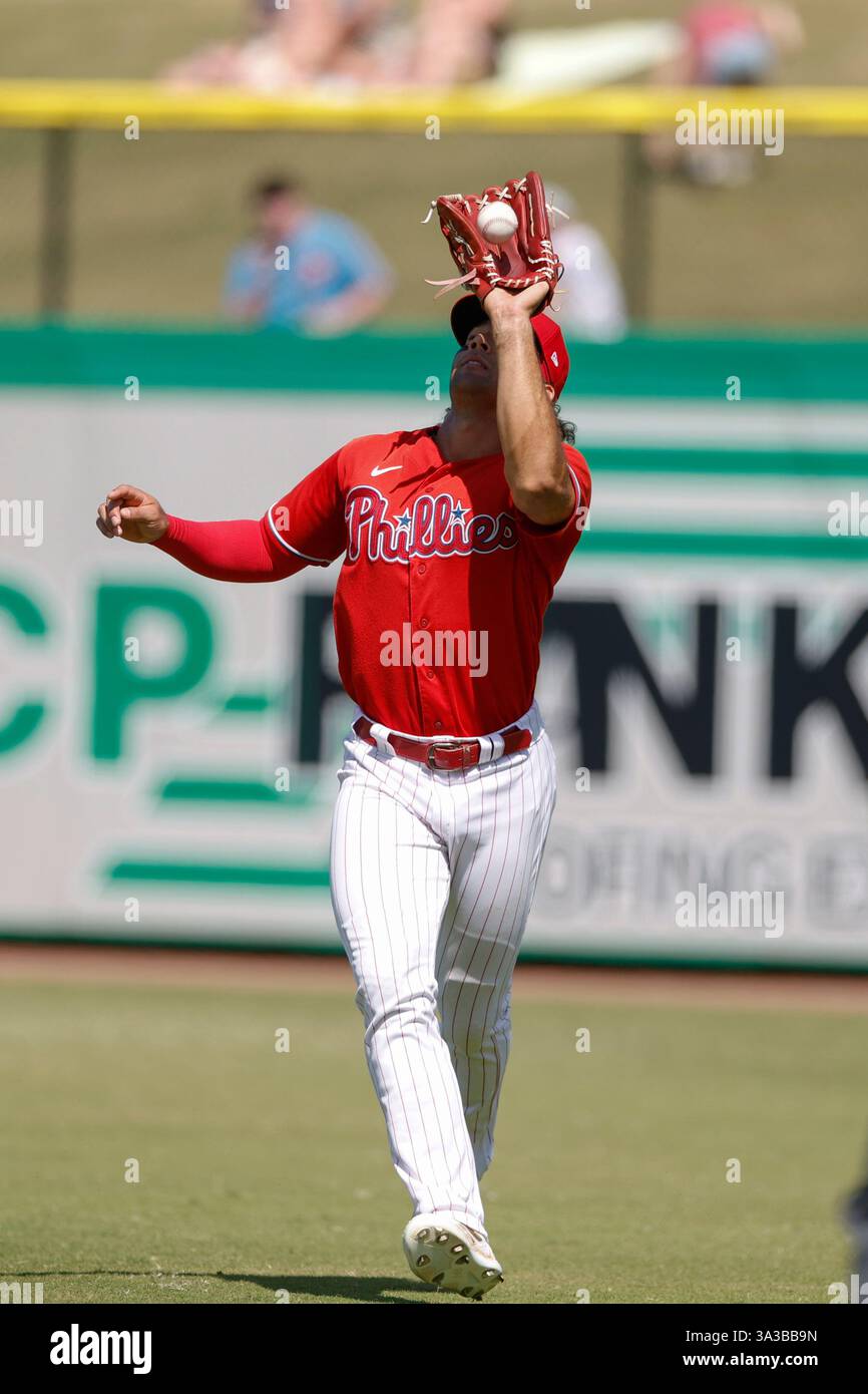 Clearwater, FL: Philadelphia Phillies right fielder Gabriel Rincones Jr ...