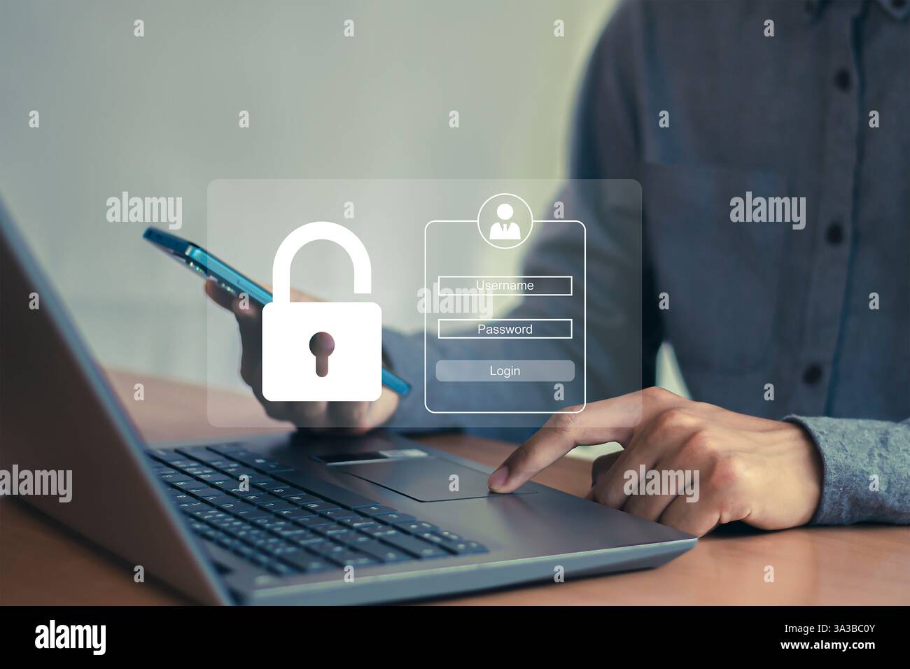 Security encryption and internet login Stock Photo - Alamy