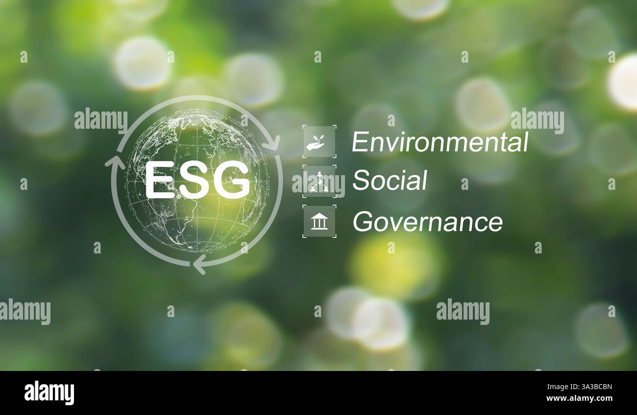 ESG, Environmental, Social and Governance Sustainable Industry of ...
