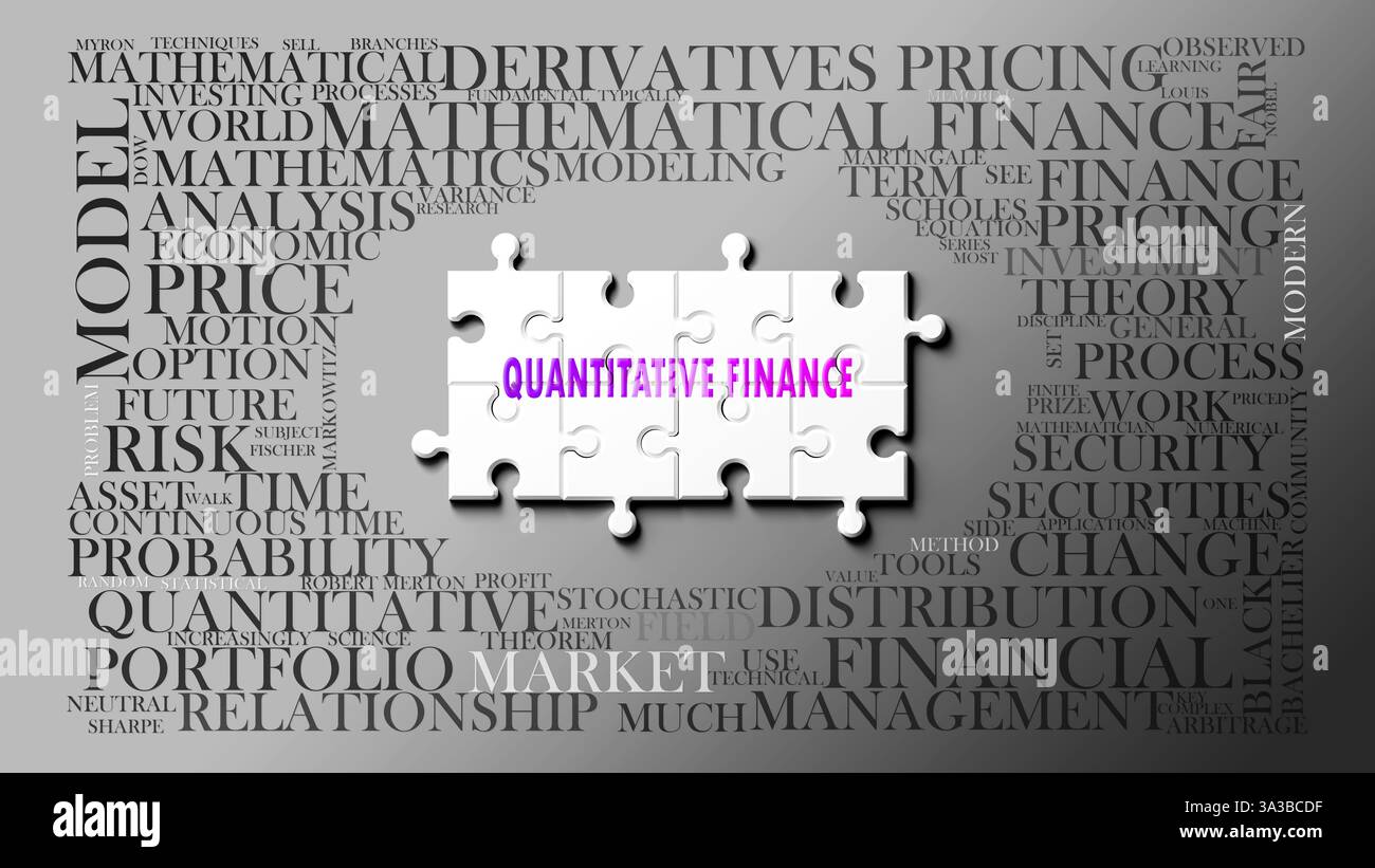 Quantitative Finance as a complex subject, related to important topics spreading around as a ...