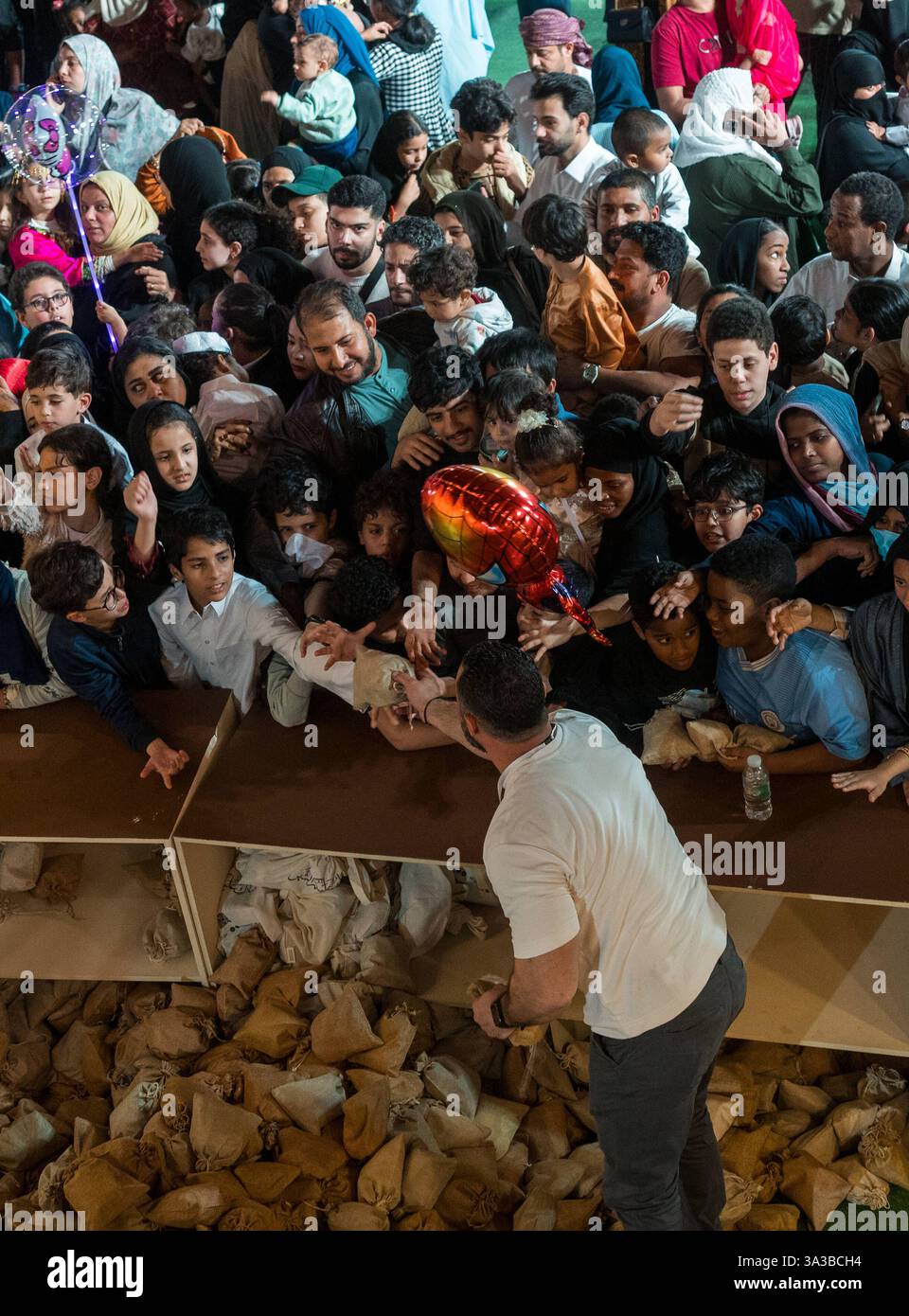 Doha Ramadan Garangao Festival 2025 A general view of children ...