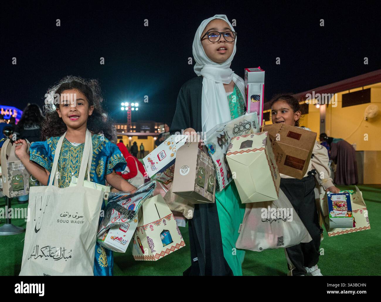 Doha Ramadan Garangao Festival 2025 Children are celebrating the ...