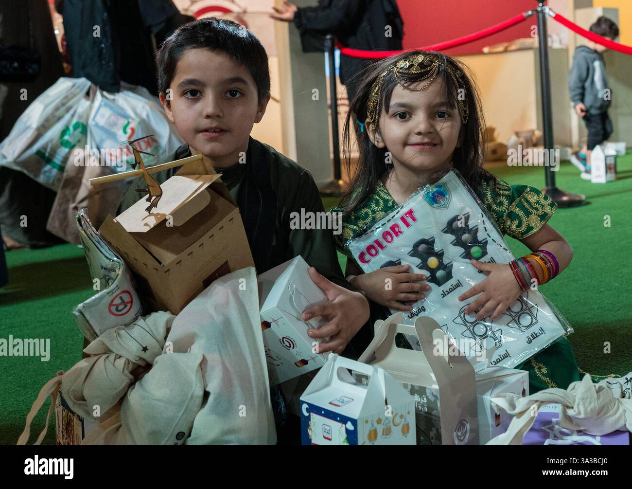 Doha Ramadan Garangao Festival 2025 Children are celebrating the ...