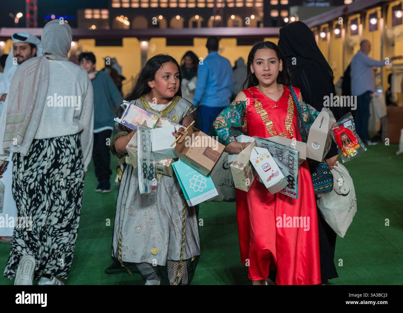 Doha Ramadan Garangao Festival 2025 Children are celebrating the ...