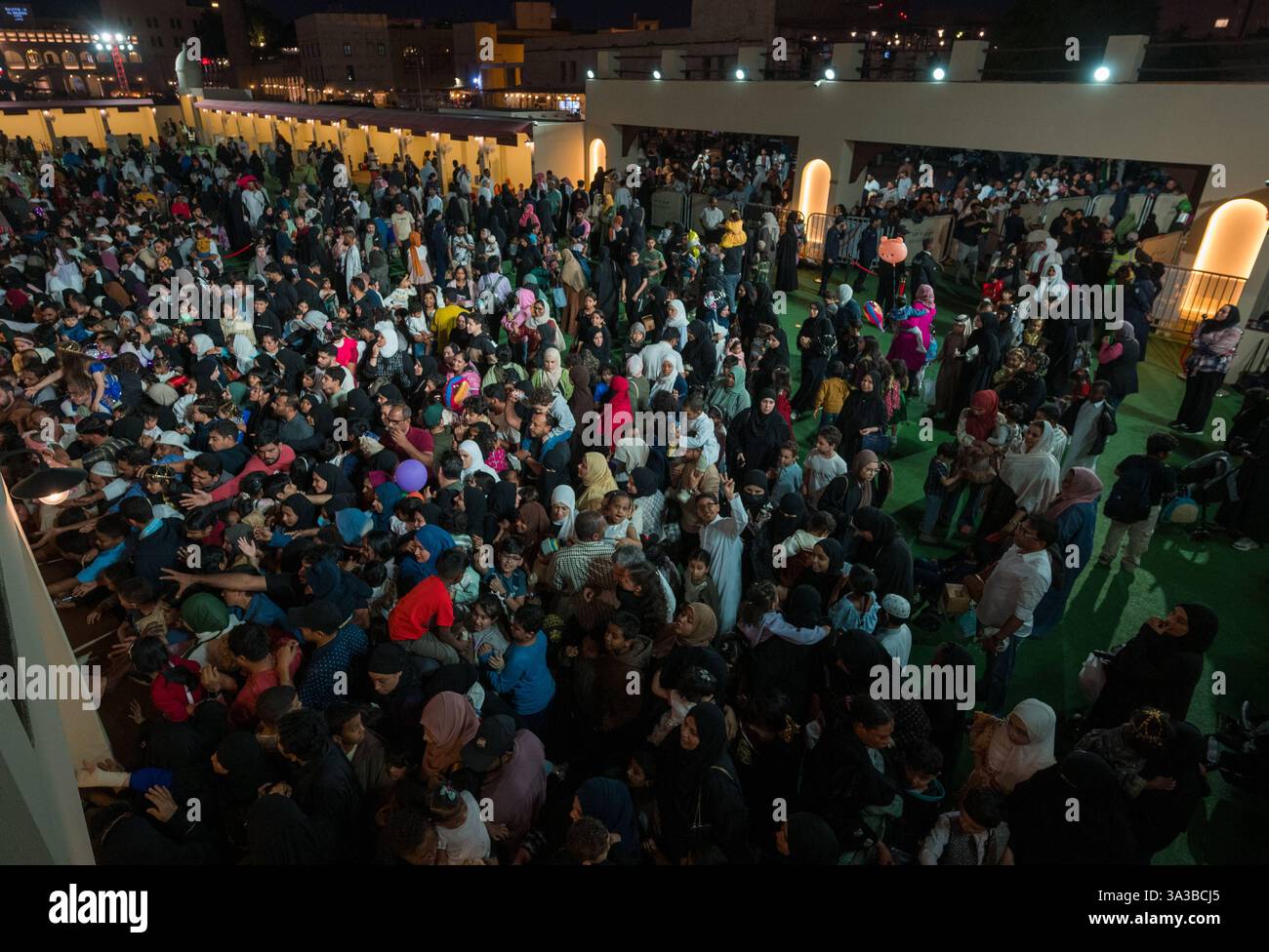 Doha Ramadan Garangao Festival 2025 A general view of children ...