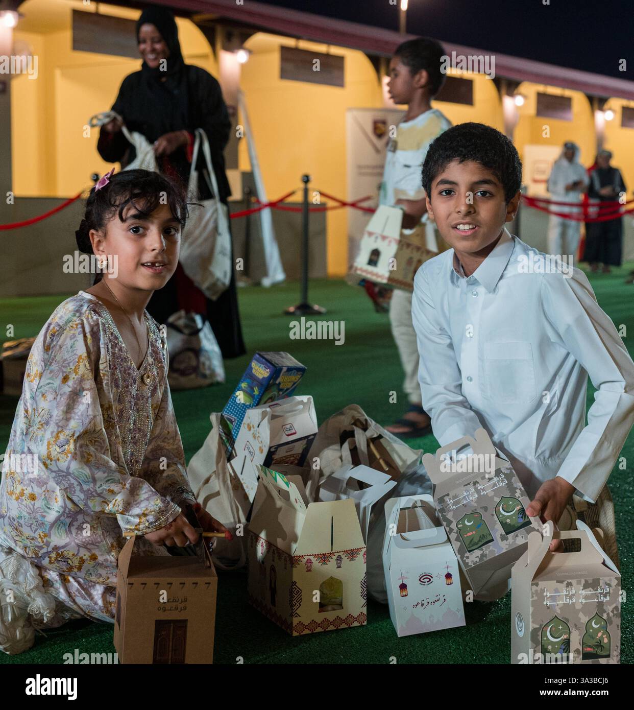 Doha Ramadan Garangao Festival 2025 Children are celebrating the ...