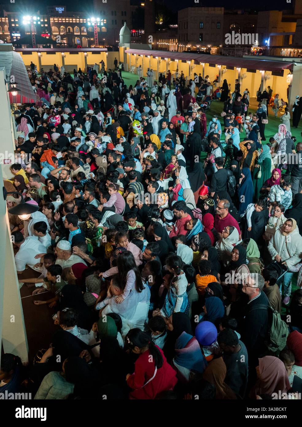 Doha Ramadan Garangao Festival 2025 A general view of children ...