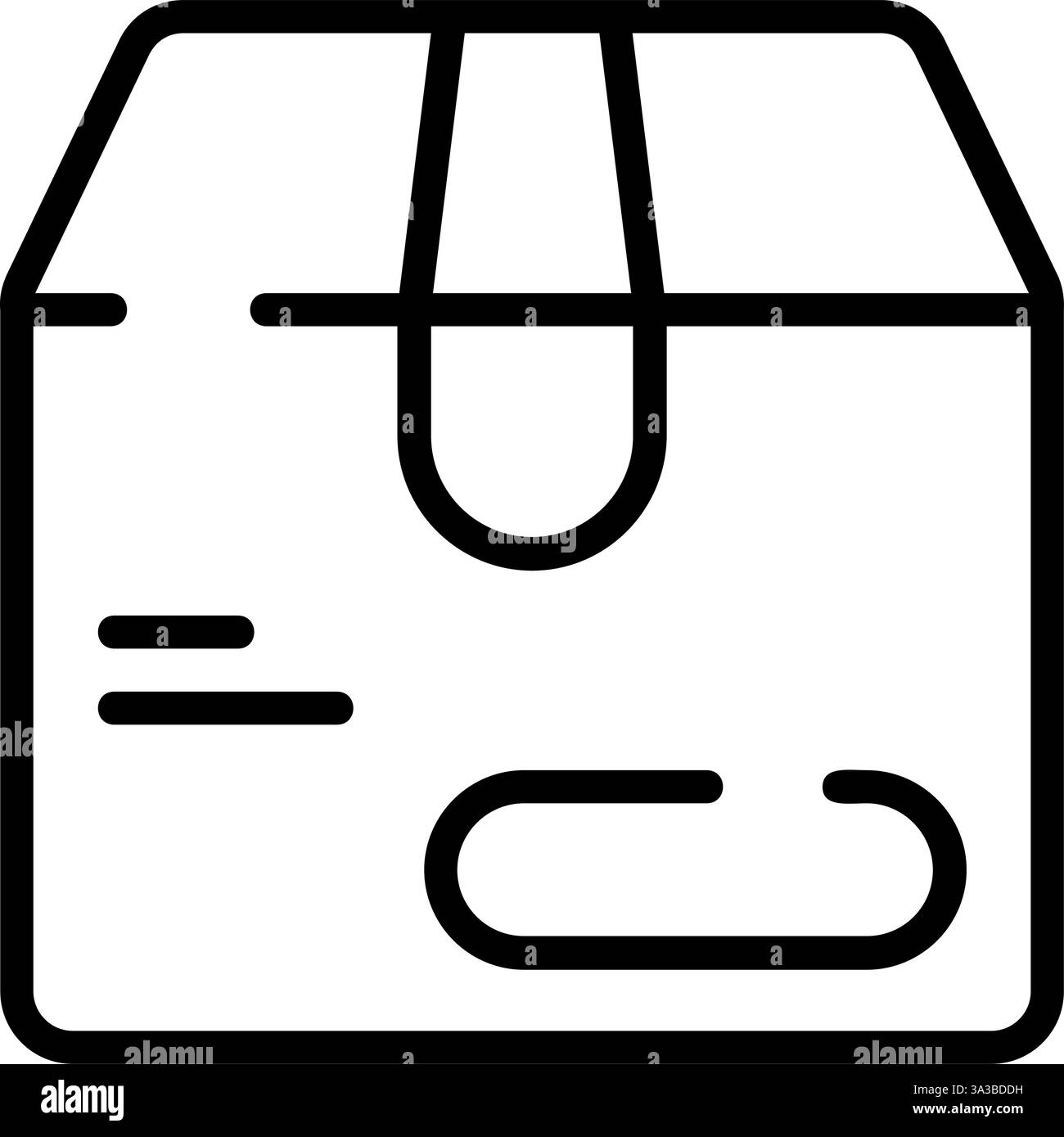 Carton box Black and White Stock Photos & Images - Alamy