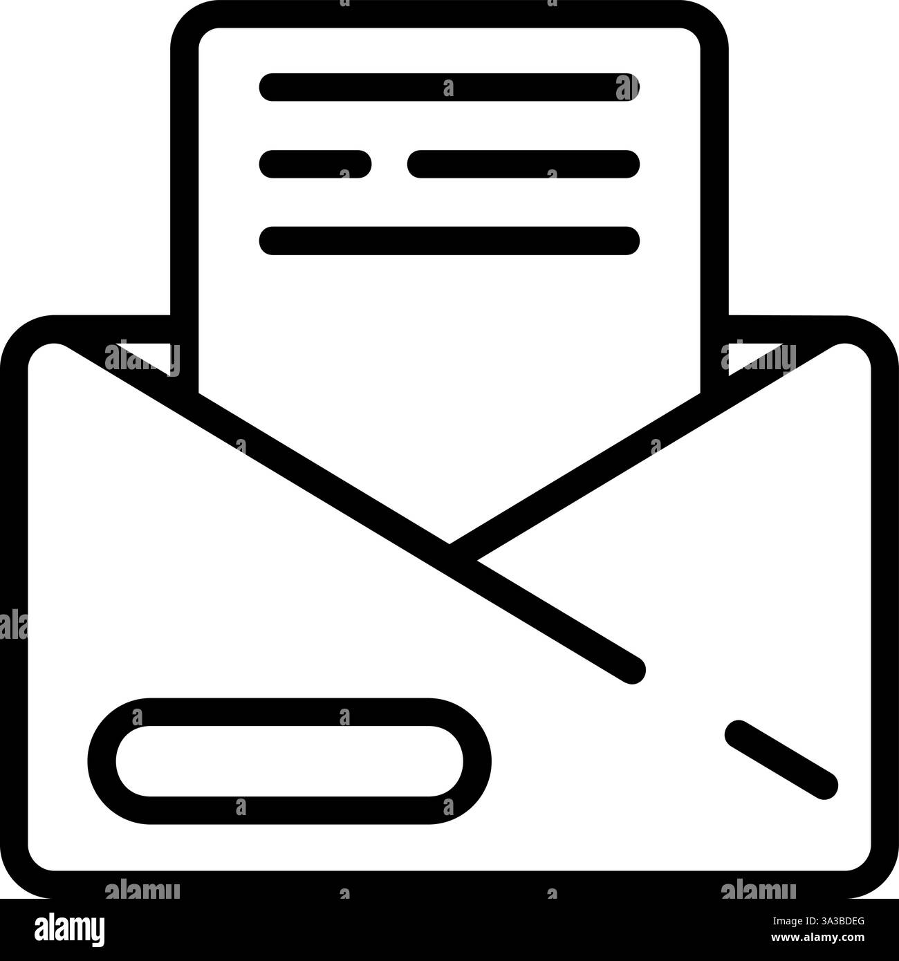 Email Newsletter Symbol Vector Icon Design Stock Vector Image & Art - Alamy