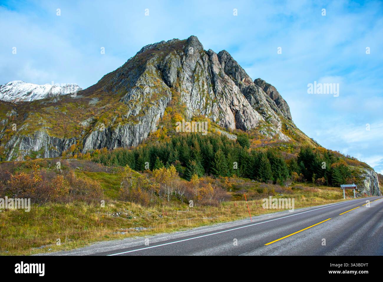 European Route E10 in Lofoten - Norway Stock Photo - Alamy