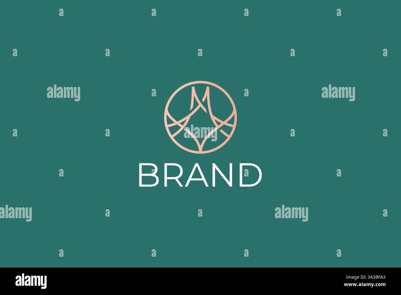 Modern and Elegant Brand Logo Design with Abstract Elements Sign Symbol ...