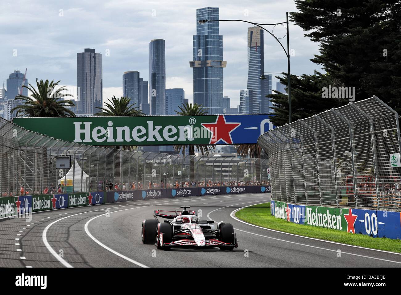Melbourne, Australia. 15th Mar, 2025. Esteban Ocon (FRA) Haas VF-25. 15.03.2025. Formula 1 World ...