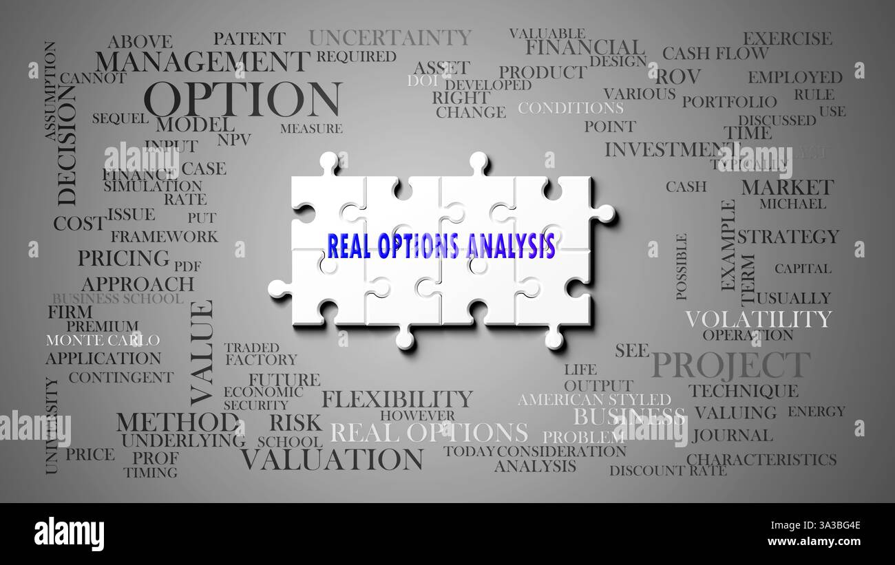 Real Options Analysis as a complex subject, related to important topics ...