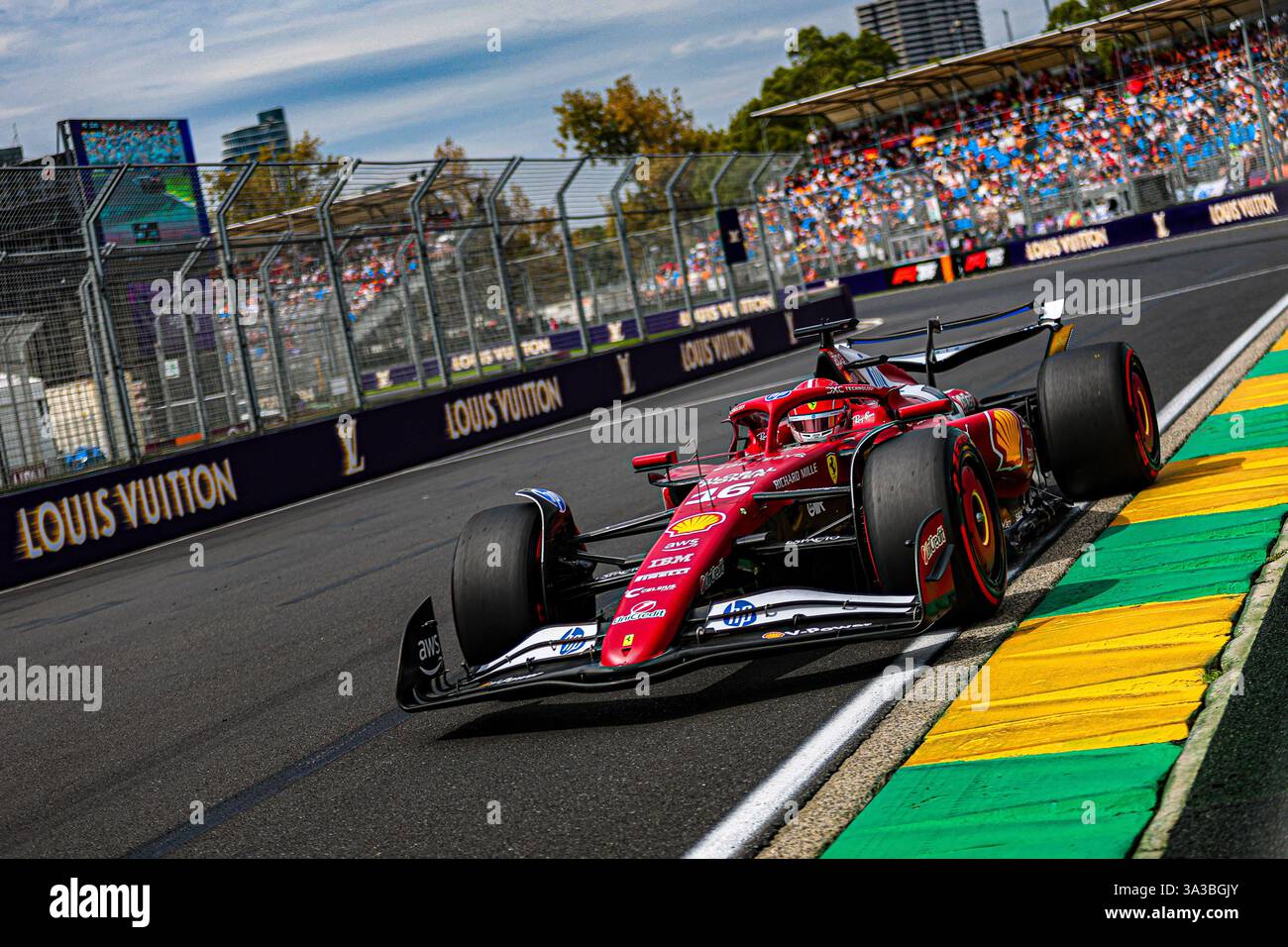 Malbourne, Australia. 19th Feb, 2025. Charles Leclerc (MON) - Scuderia ...