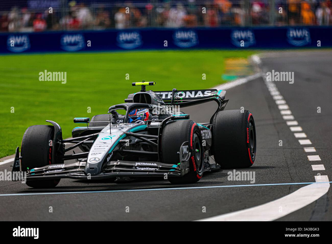 Malbourne, Australia. 19th Feb, 2025. Andrea Kimi Antonelli (ITA) - Mercedes-AMG PETRONAS F1 ...