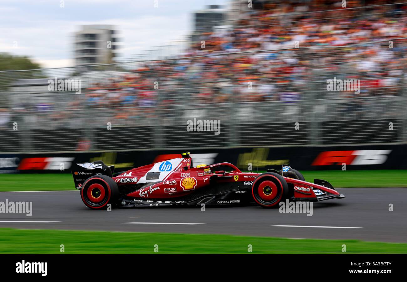 44 HAMILTON Lewis (gbr), Scuderia Ferrari SF-25, action during the Formula 1 Louis Vuitton ...