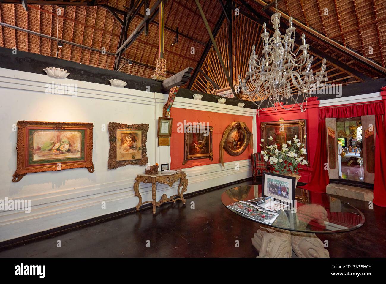 Interior of artist’s workshop at Blanco Renaissance Museum, a museum ...