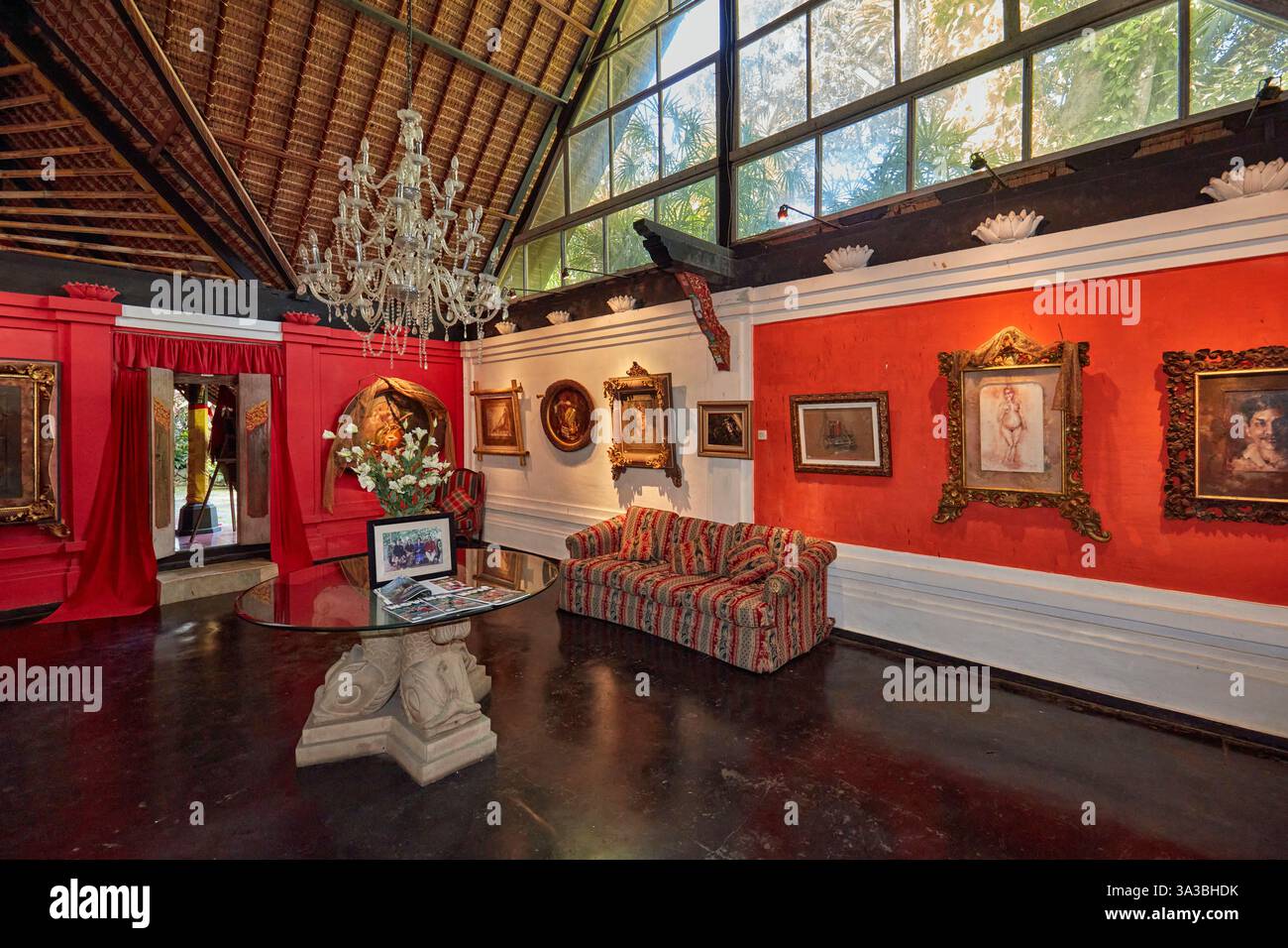 Interior of artist’s workshop at Blanco Renaissance Museum, a museum ...