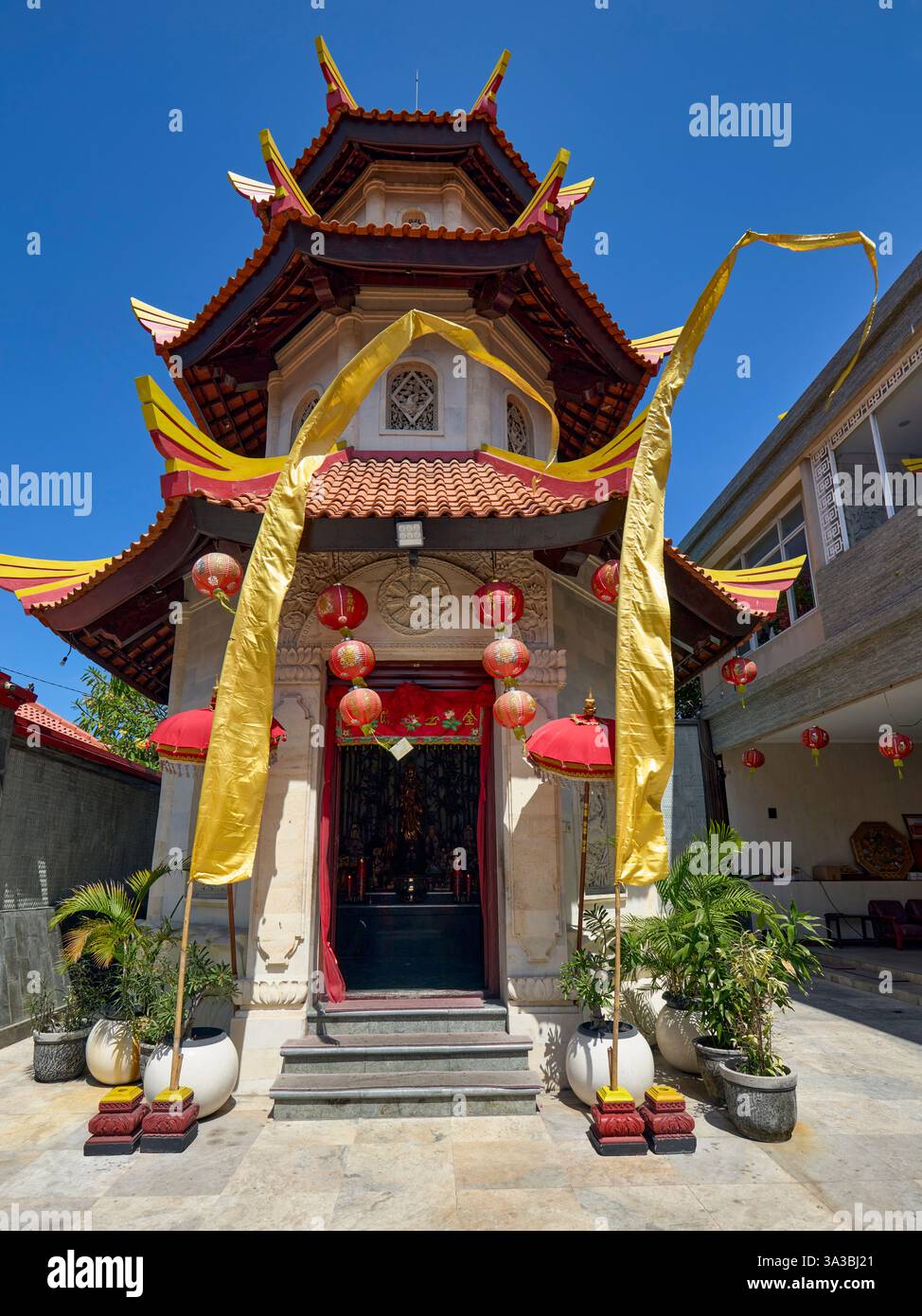 “Yang Mulia Dewi Kwan Im”, pagoda dedicated to Guanyin, goddess of ...