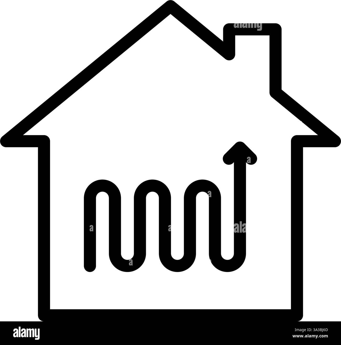 House heating icon simple design Stock Vector Image & Art - Alamy