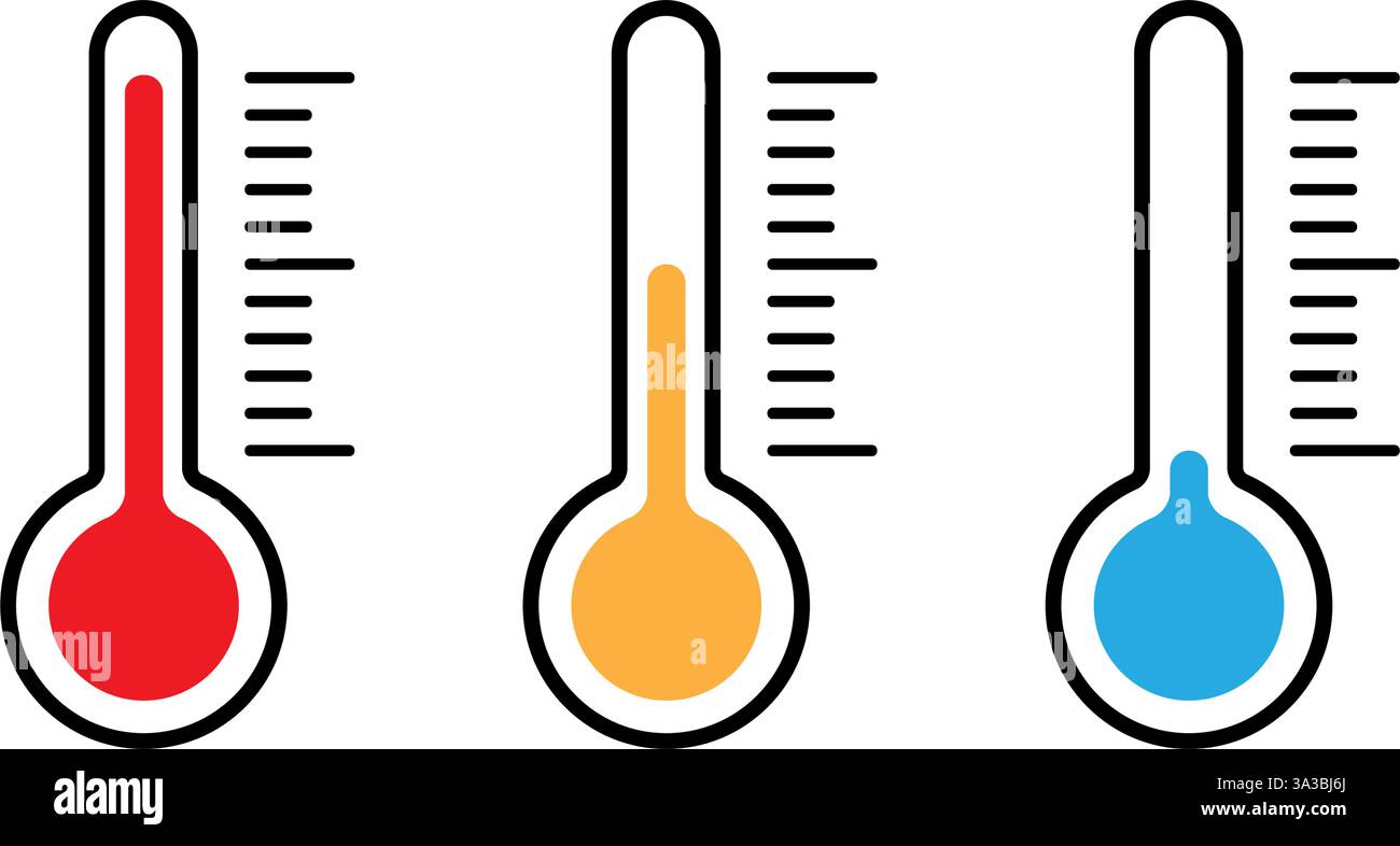 thermometer icon symbol set Stock Vector Image & Art - Alamy