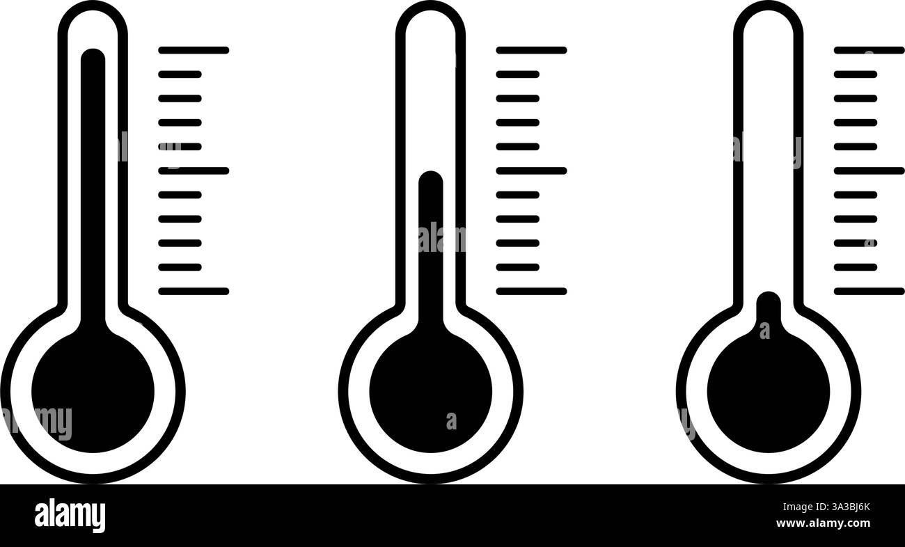 thermometer icon symbol set Stock Vector Image & Art - Alamy