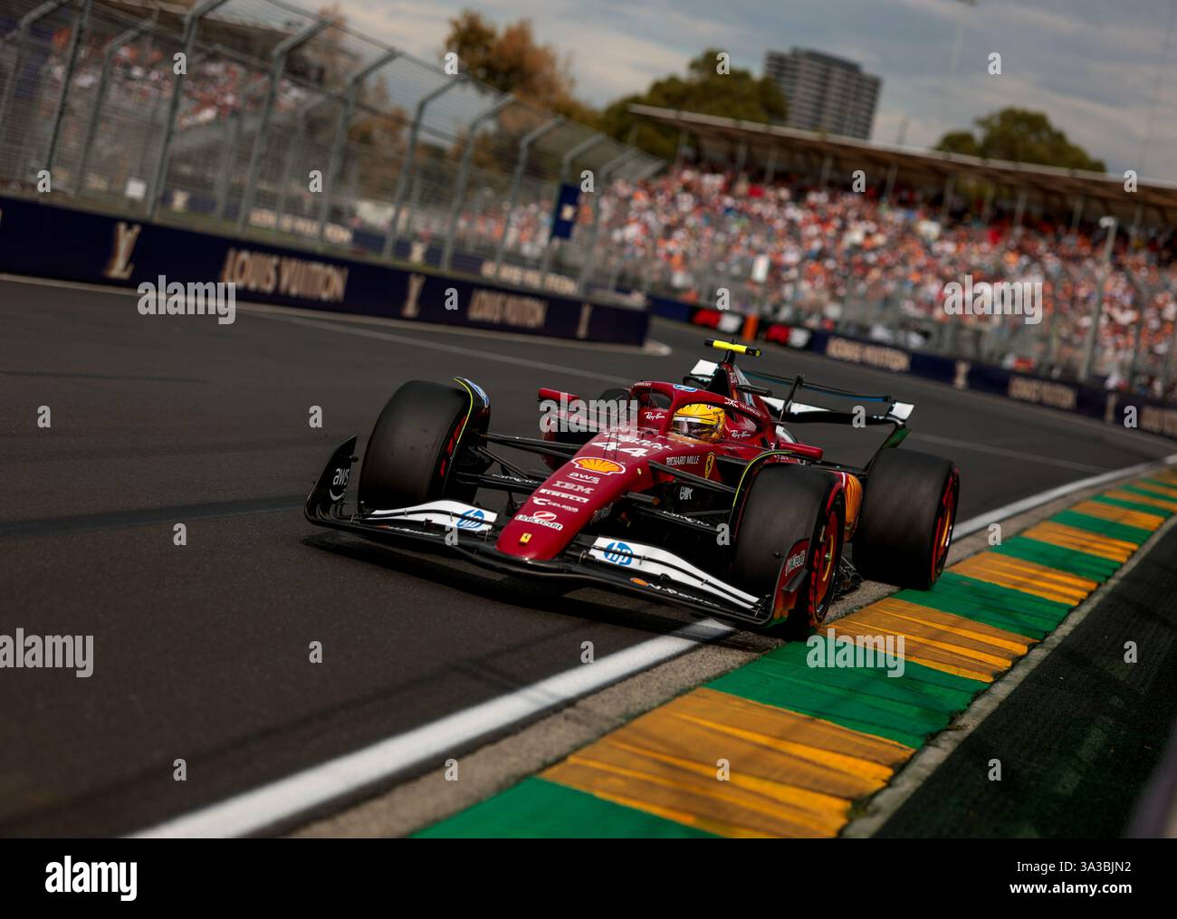 44 HAMILTON Lewis (gbr), Scuderia Ferrari SF-25, action during the Formula 1 Louis Vuitton ...