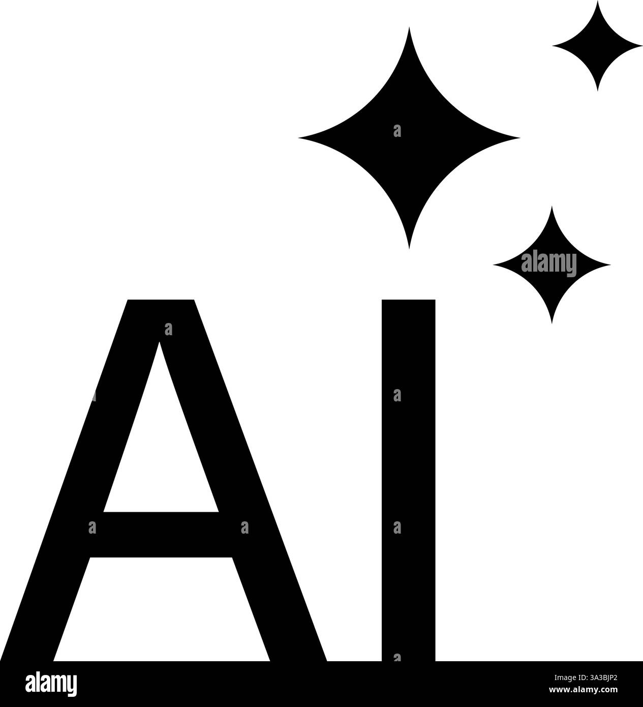 Artificial intelligence ai generated emblem hi-res stock photography ...
