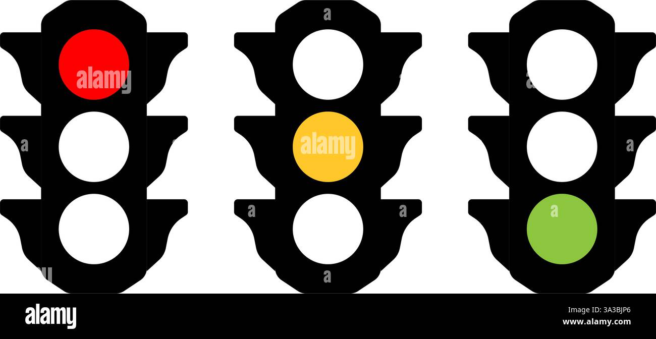 Traffic lights icon simple design Stock Vector Image & Art - Alamy