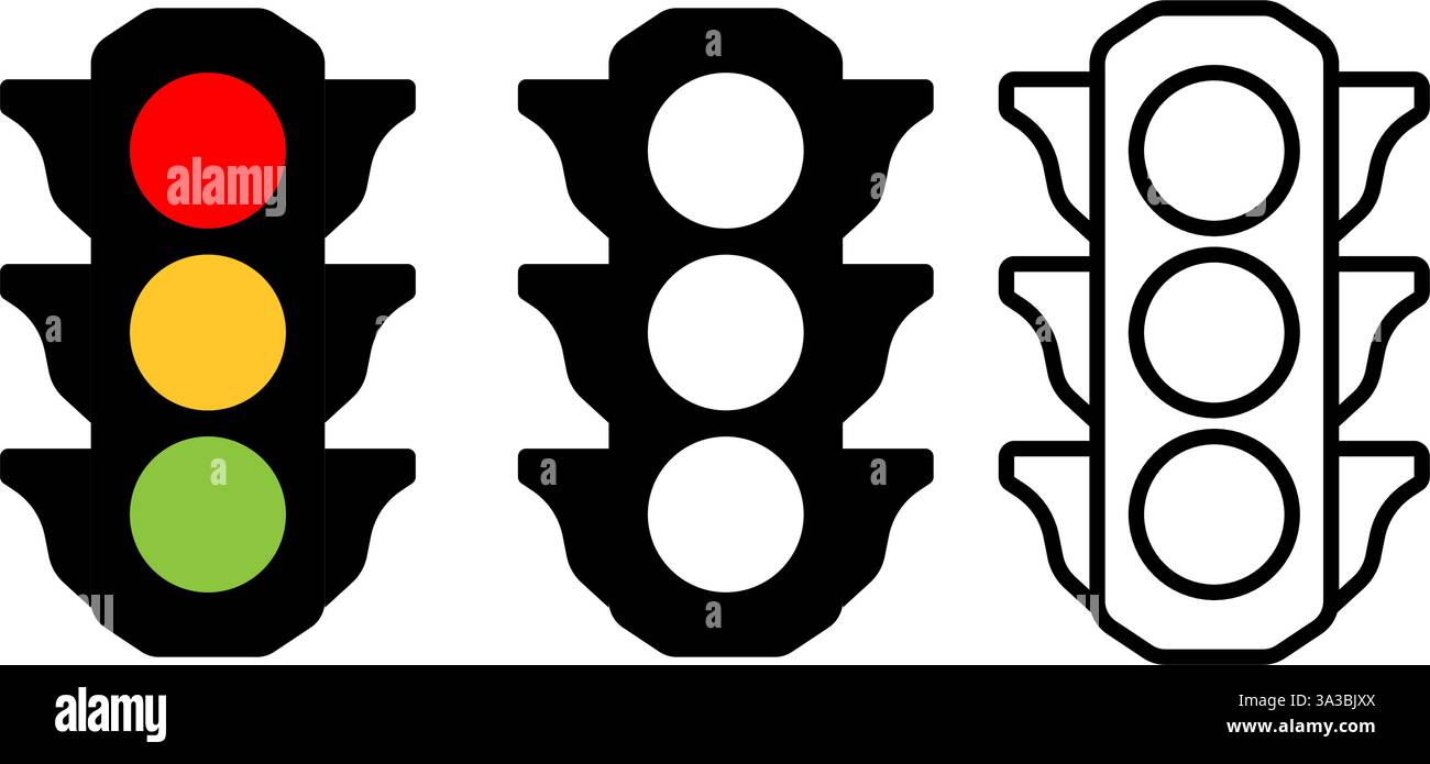 Traffic lights icon simple design Stock Vector Image & Art - Alamy