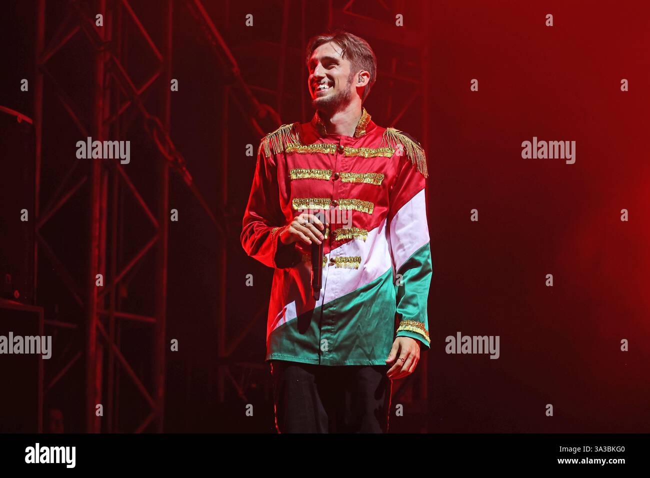 Hungarian singer, songwriter, rapper Krúbi at Sziget Festival in ...