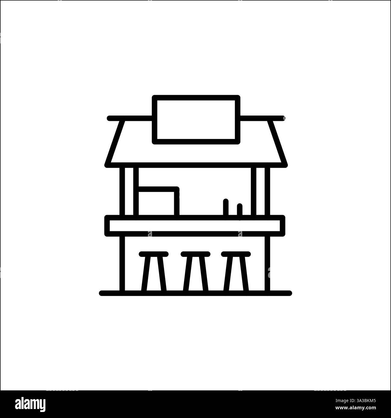 Tiki bar icon Stock Vector Image & Art - Alamy