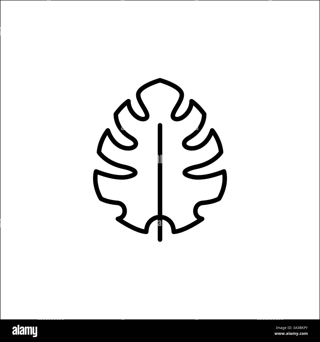 Palm tree leaf icon Stock Vector Image & Art - Alamy
