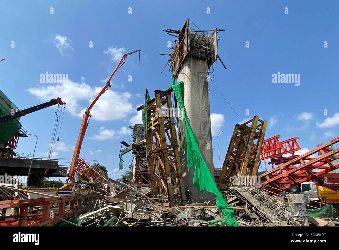 Bangkok. 15th Mar, 2025. This photo taken on March 15, 2025 shows the ...