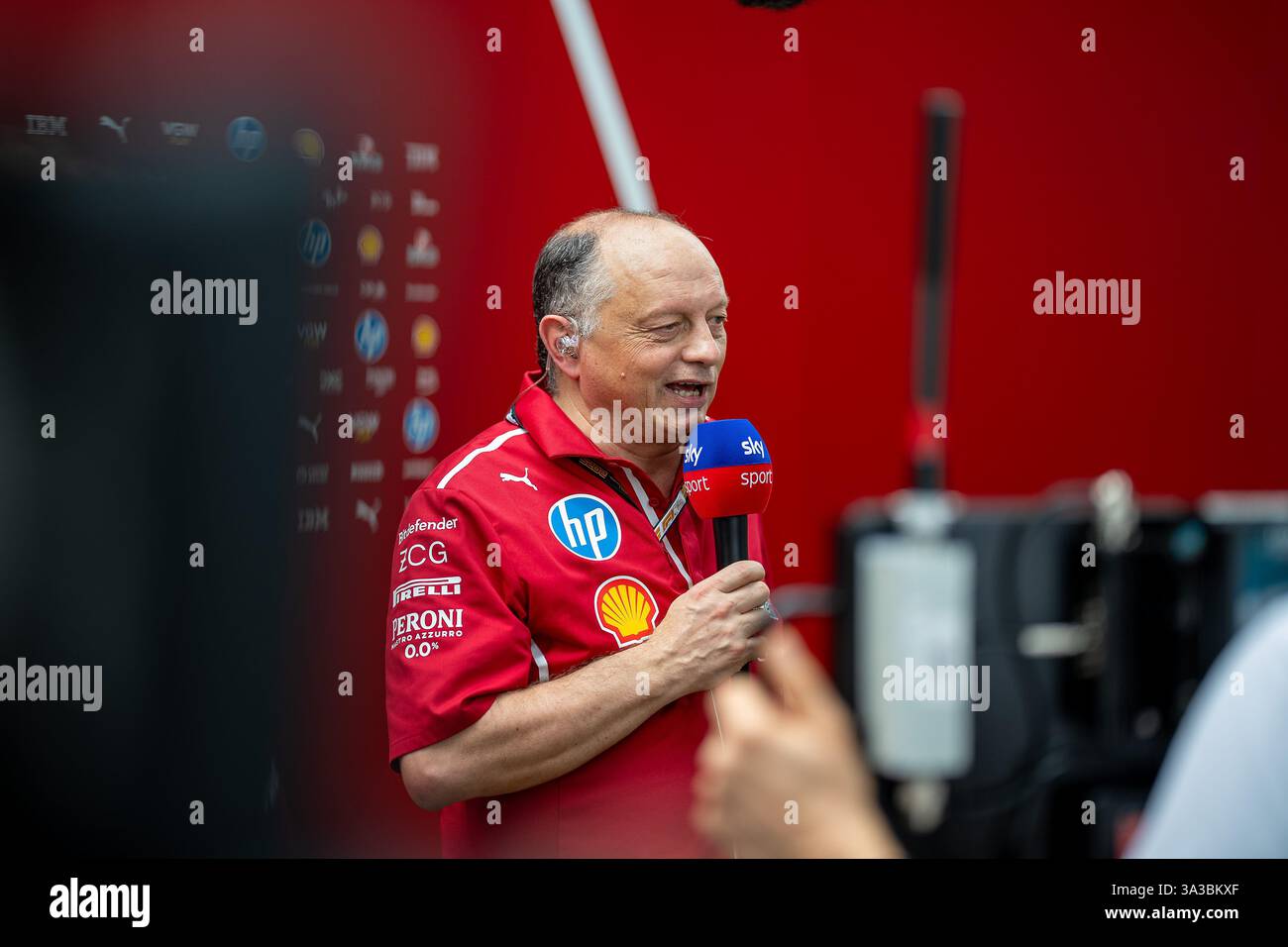 FRED VASSEUR (FRA) of Scuderia Ferrari during the FORMULA 1 LOUIS ...