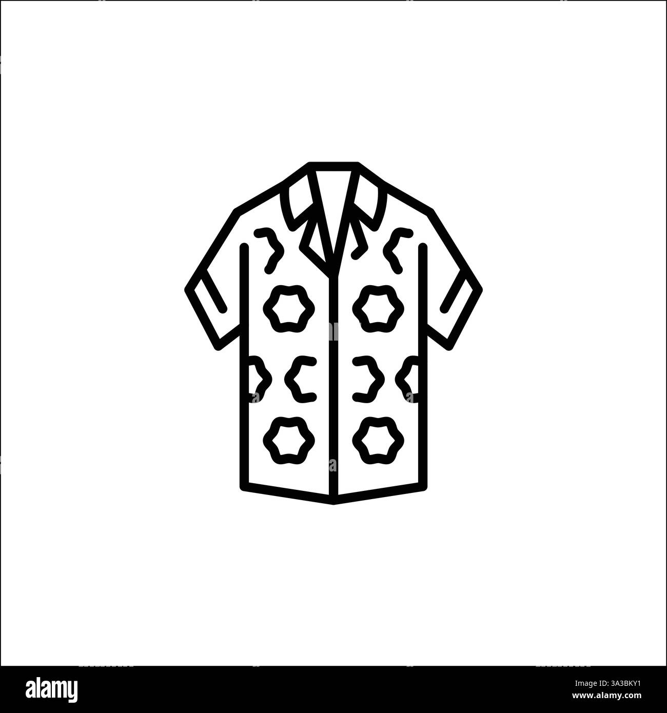 Hawaiian shirt icon Stock Vector Image & Art - Alamy