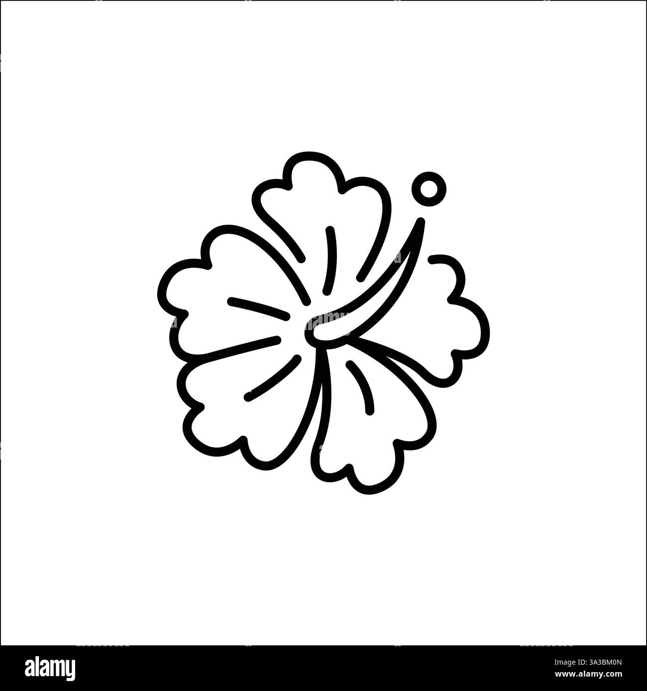 Hibiscus flower icon Stock Vector Image & Art - Alamy