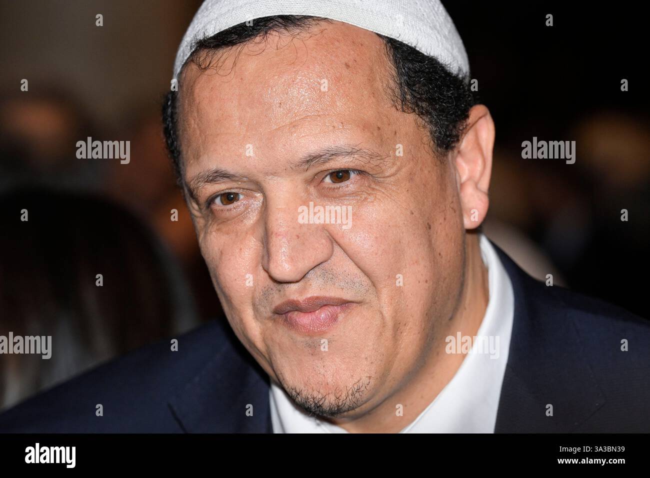 Imam Hassen Chalghoumi during the annual dinner of the CCAF ...