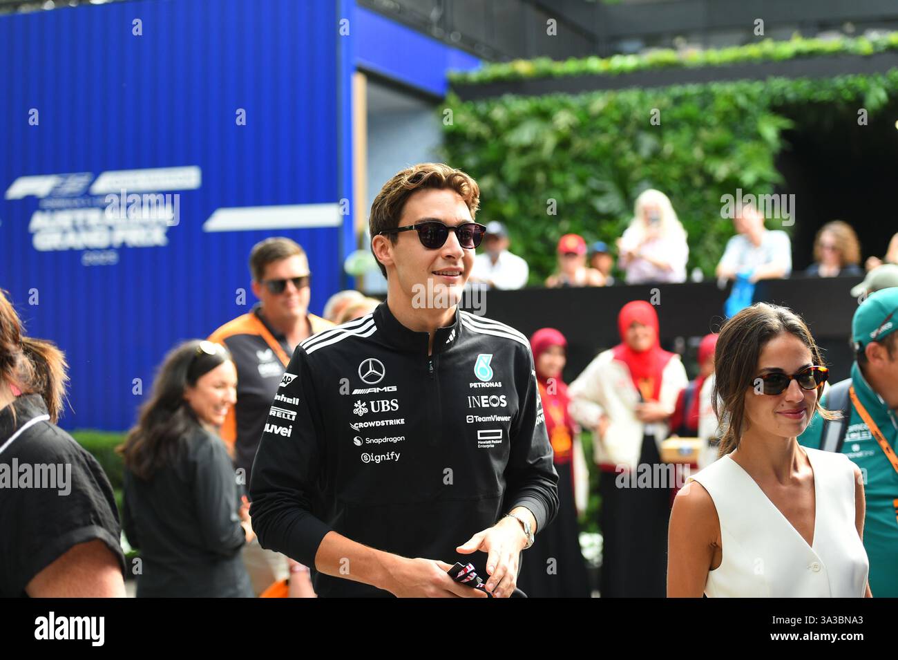 MELBOURNE, AUSTRALIA 15 Mar 2025. Pictured: Mercedes Formula 1 driver ...