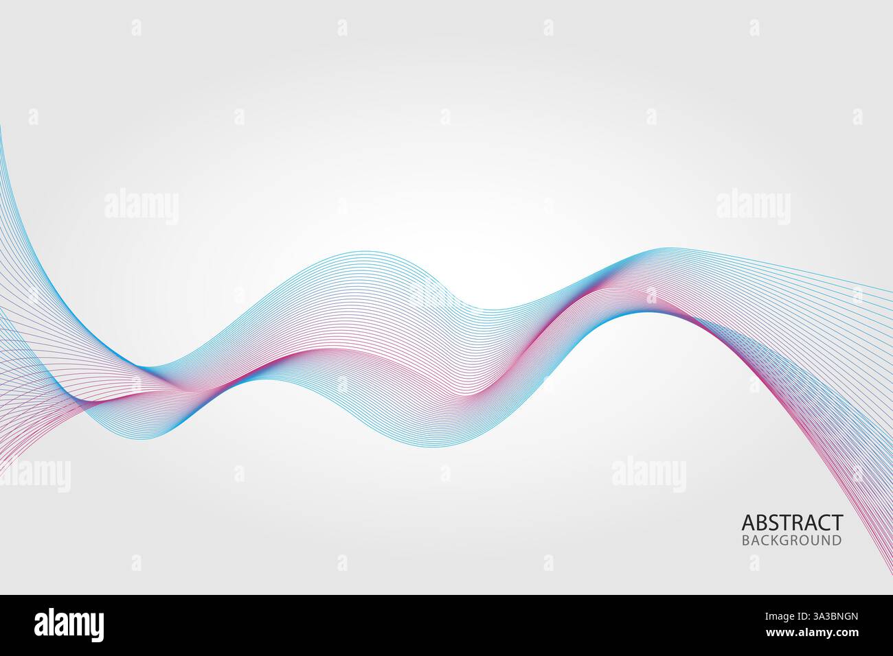 Abstract waves background - blue - pink waves Stock Vector Image & Art ...