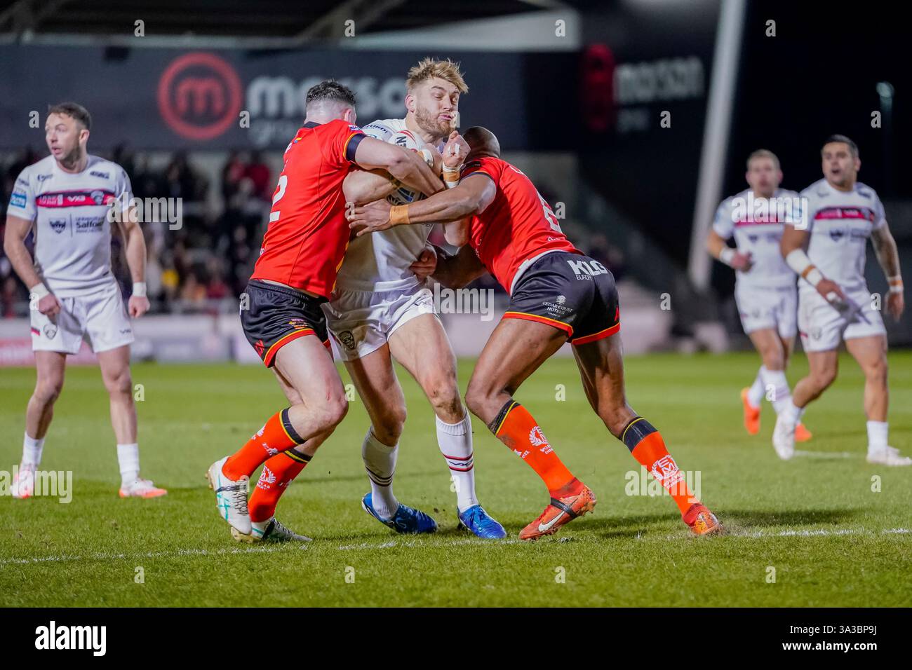 Salford, Manchester, UK. 14th March, 2025. Betfred Challenge Cup Rugby ...