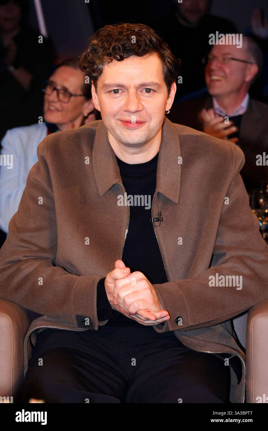 Christian Friedel bei der Aufzeichnung der NDR Talk Show im NDR ...