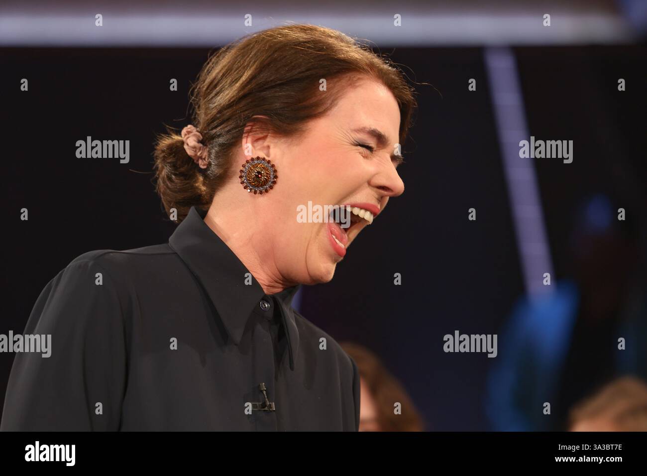 Hamburg, Germany. 14th Mar, 2025. Susanne Daubner, "Tagesschau ...